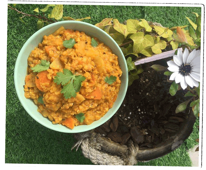 Recette Dhal de Lentilles | Dhal de Lentilles Corail à L'Indienne